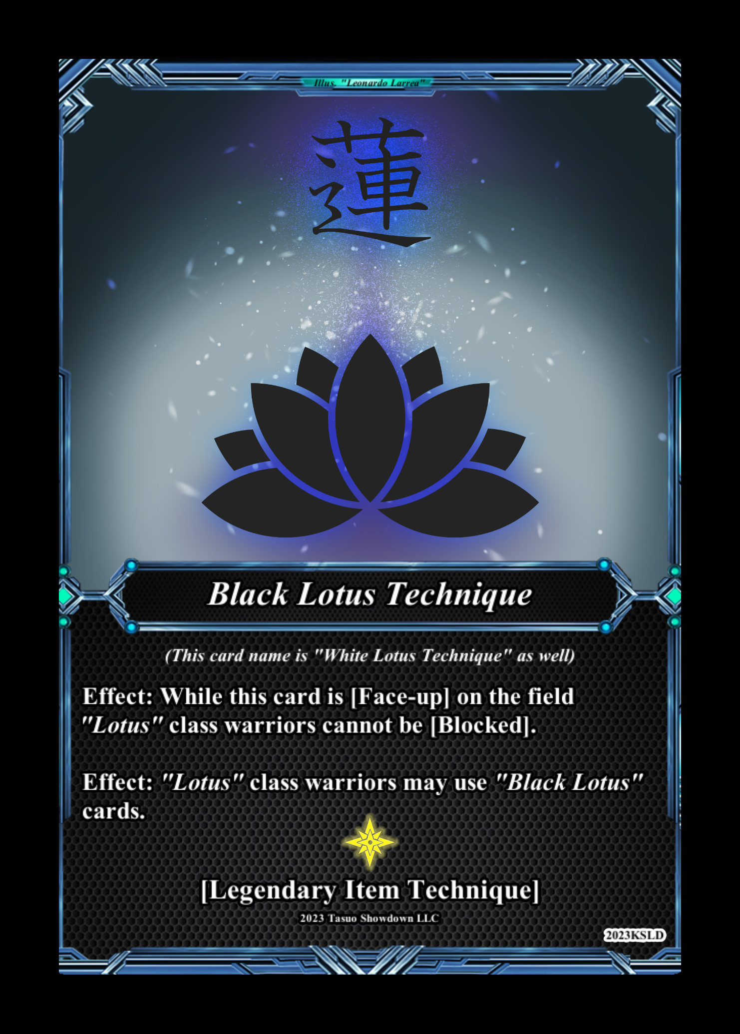 Legendary Item: Technique Card – tasuoshowdownllc